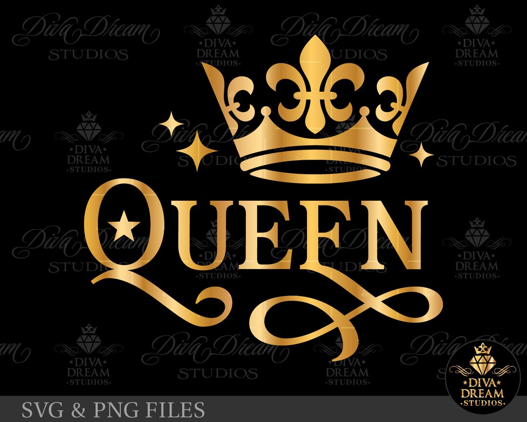Queen Svg, Queen Svg With Crown, Queen Svg File, Queen Png, Afro Queen ...