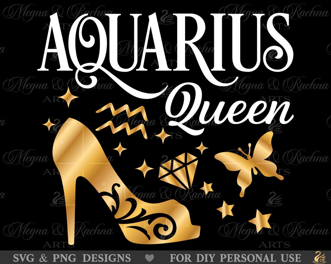 Aquarius Queen Svg Aquarius Queen Png Aquarius Svg for - Etsy
