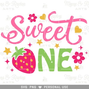 Sweet One Svg,berry 1st Birthday Svg, 1st Birthday Svg, Birthday Girl ...