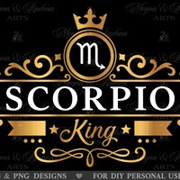 Scorpio Svg - Etsy