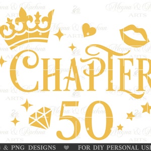 Chapter 50 Svg, Chapter 50 Png, 50th Birthday Svg, 50 Birthday Shirt ...