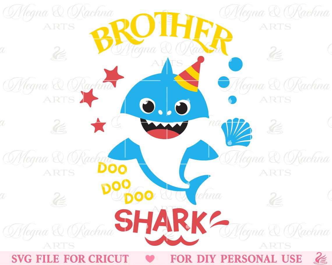Sister Shark Svg Brother Shark Svg Shark Family Svg Shark - Etsy