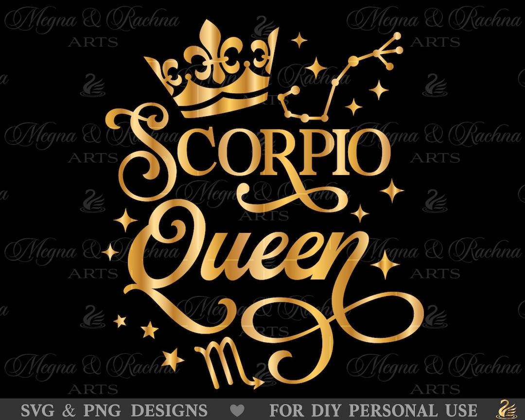 Scorpio Queen Svg Scorpio Svg for Women Zodiac Svg Afro - Etsy Australia
