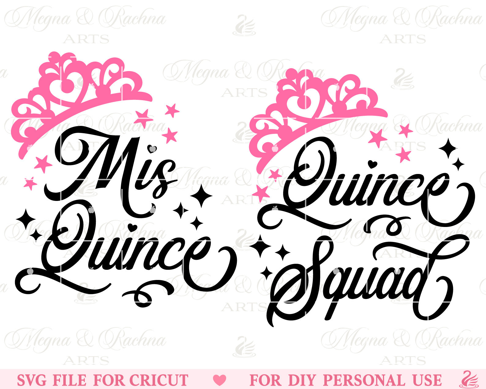 Mis Quince Svg Quince Squad Svg Quinceanera Svg Sweet 15 - Etsy España