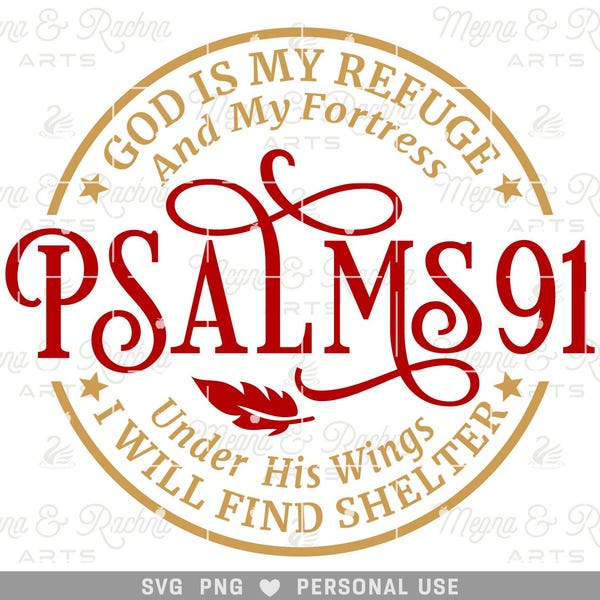 Psalm 91 Card - Etsy