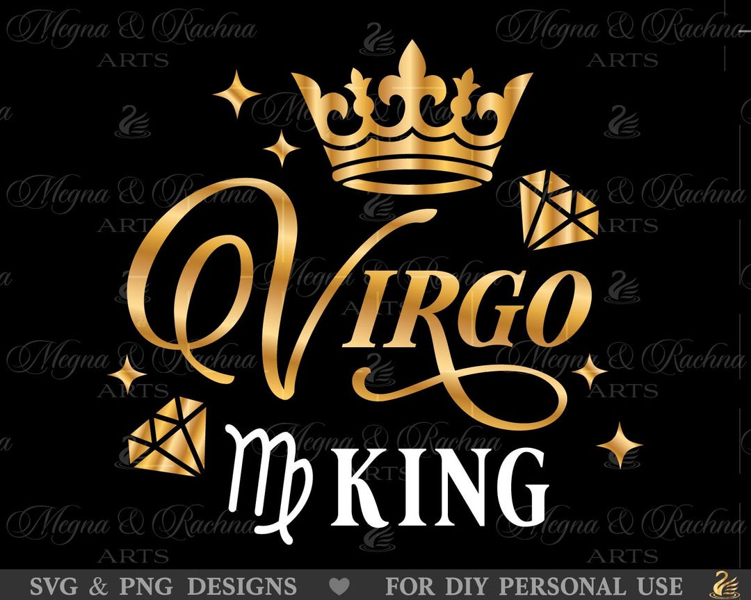 Virgo King Svg, Virgo Svg for Men, Virgo Zodiac Svg, Afro King Svg ...