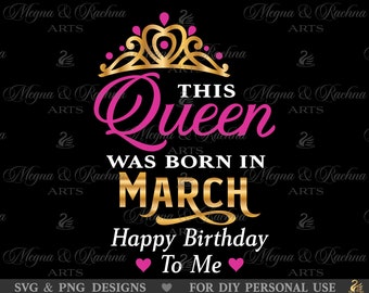Queens Birthday Svg | Etsy