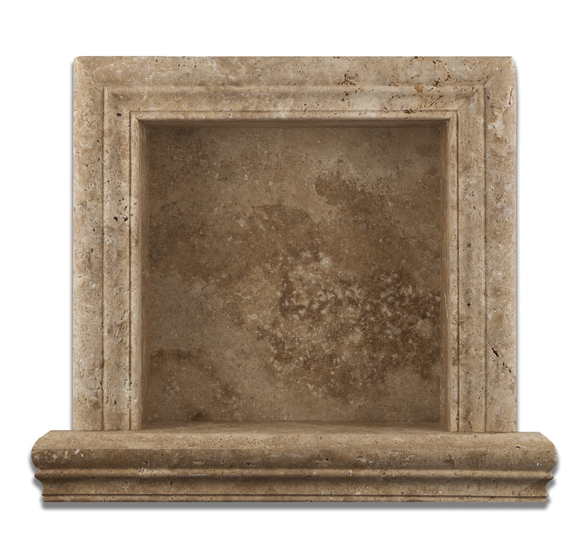 Walnut Travertine Hand-made Custom Shampoo Niche / Shelf - Etsy