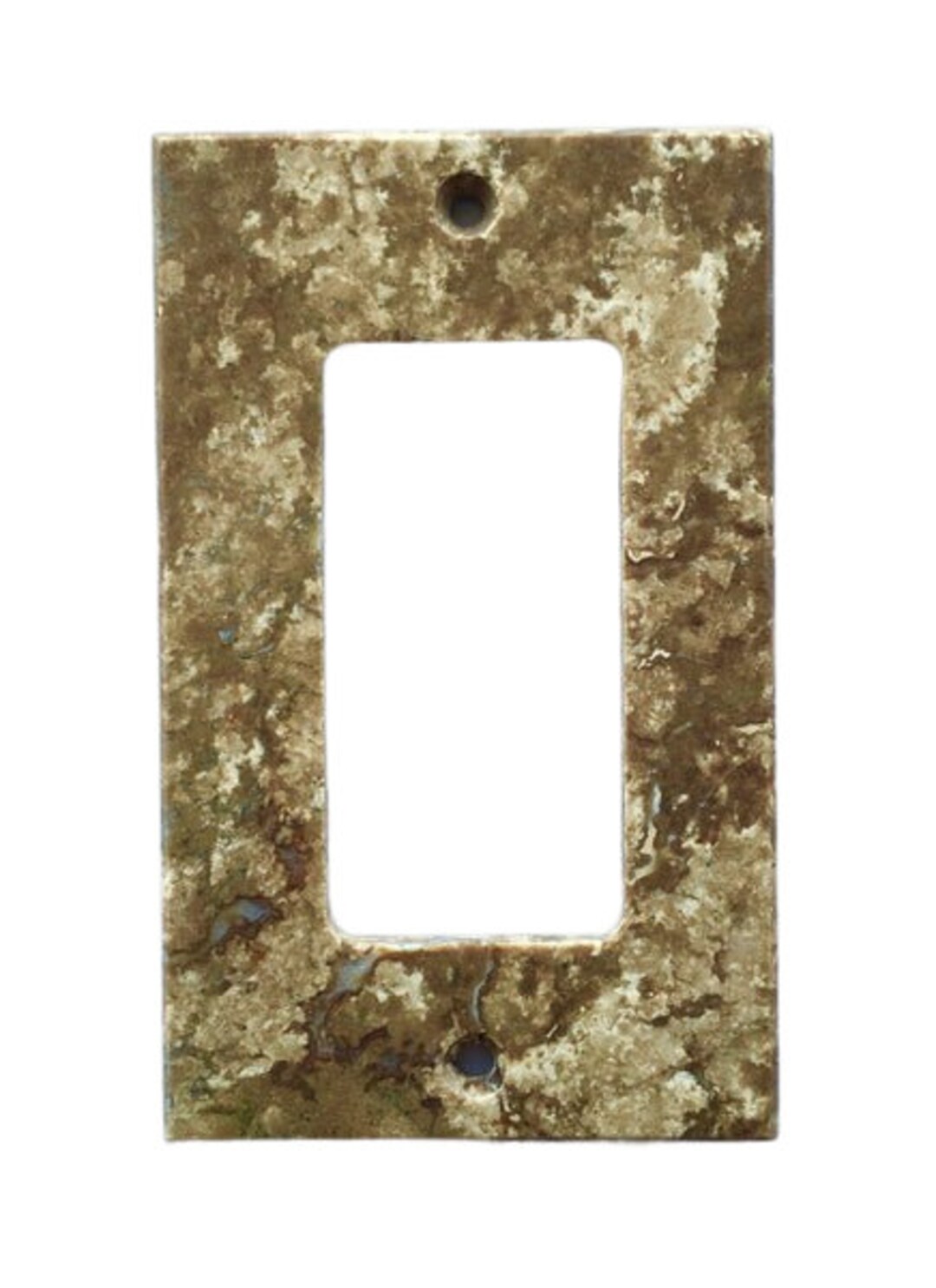 Walnut Travertine 100% Authentic Real Natural Stone Switch Wall Plates ...