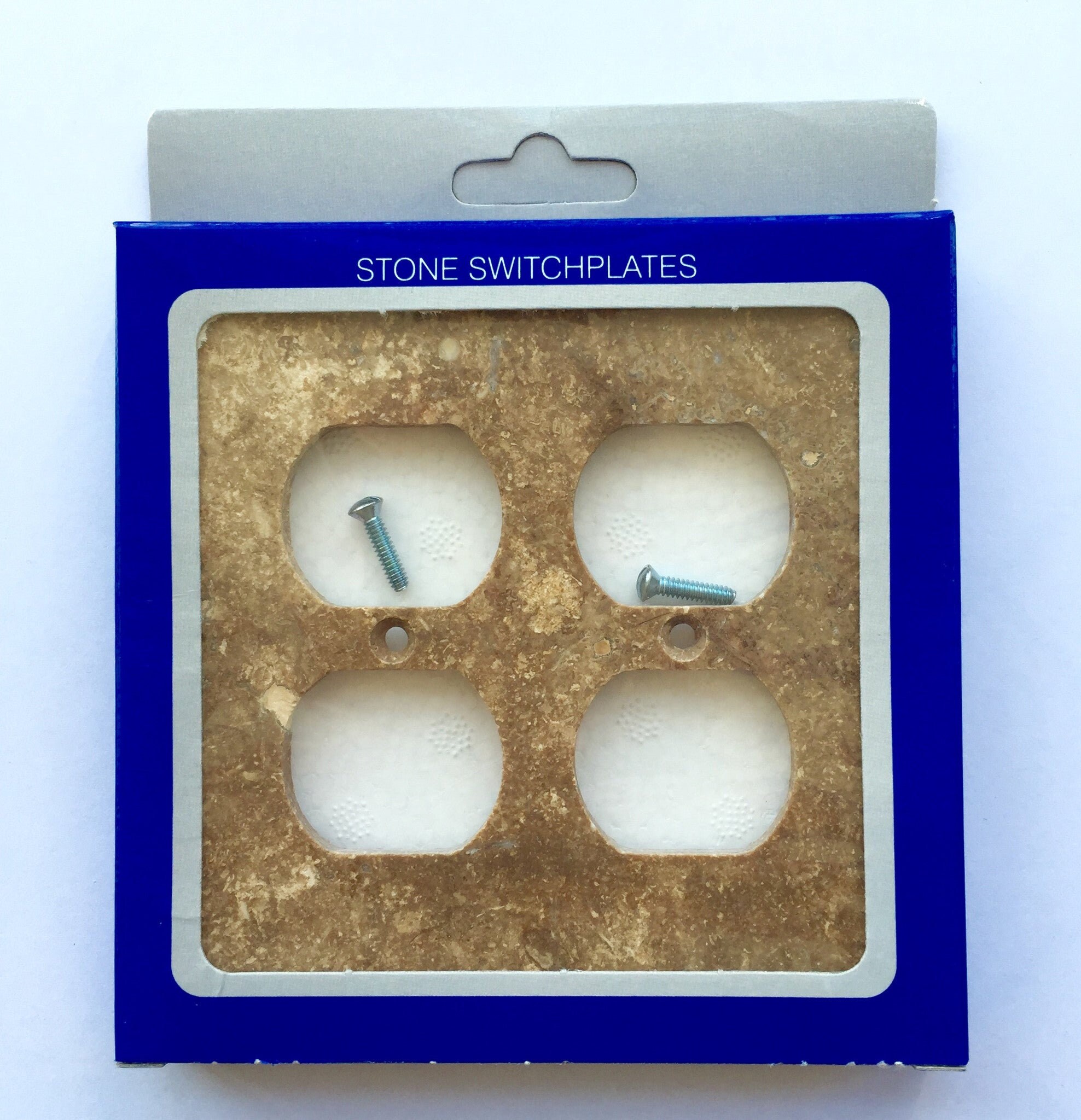 Walnut Travertine Double Duplex Switch Wall Plate / Switch - Etsy