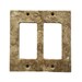 Walnut Travertine 100% Authentic Real Natural Stone Switch Wall Plates ...