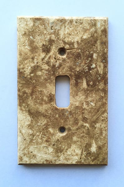 Walnut Travertine 100% Authentic Real Natural Stone Switch - Etsy