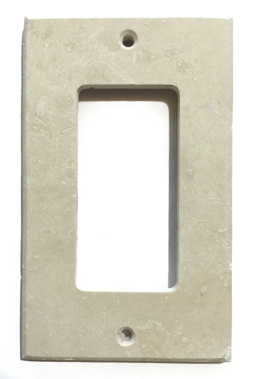 Ivory Travertine Single Rocker Switch Wall Plate / Switch Plate / Cover ...