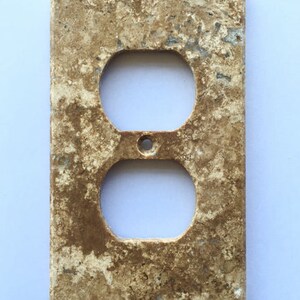 Walnut Travertine 100% Authentic Real Natural Stone Switch - Etsy