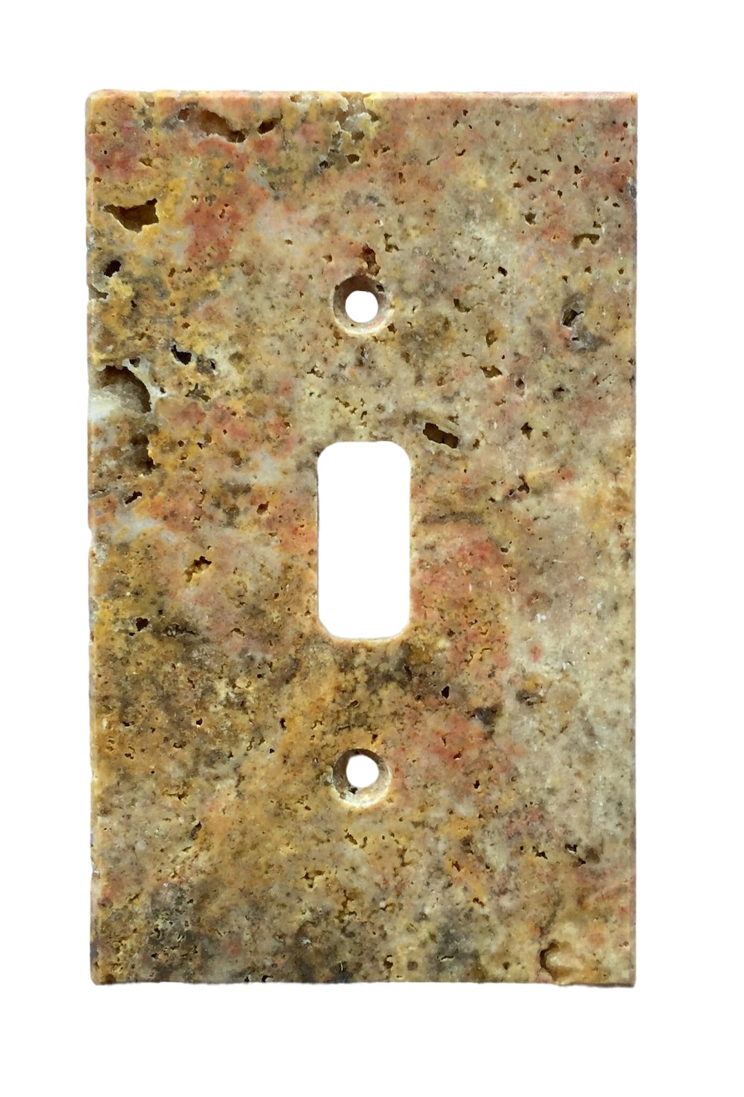 Scabos Travertine Single Toggle Switch Wall Plate / Switch Plate ...