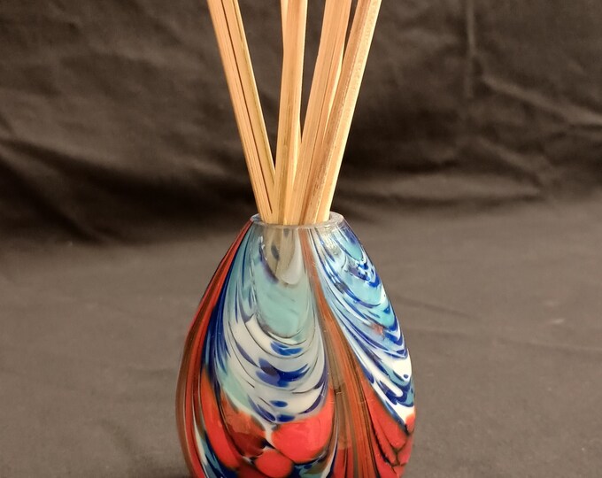 Hand Blown Glass Oil Diffuser. Scent Diffuser/reed Diffuser ...