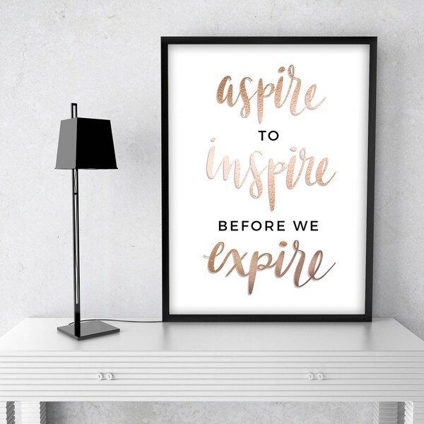 Aspire to Inspire - Etsy