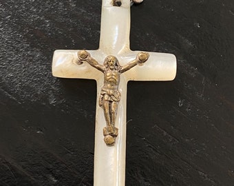 Mop Cross Pendant - Etsy