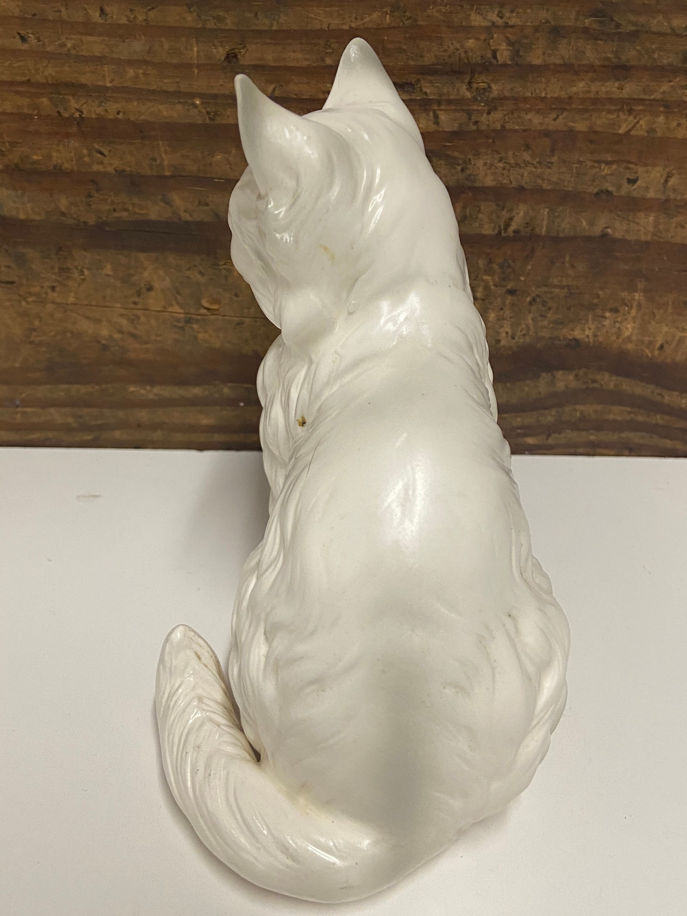 Vintage Lefton Keramik Katze Figur H1514 Vintage weiß - Etsy.de