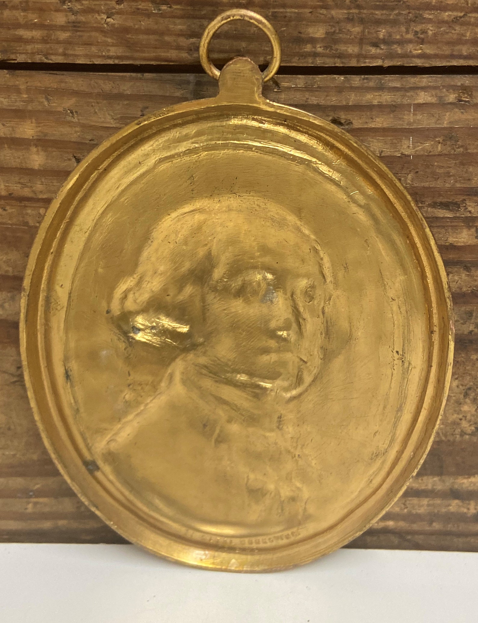 Antique George Washington Plaque by Art Metal Works C1932 | Etsy
