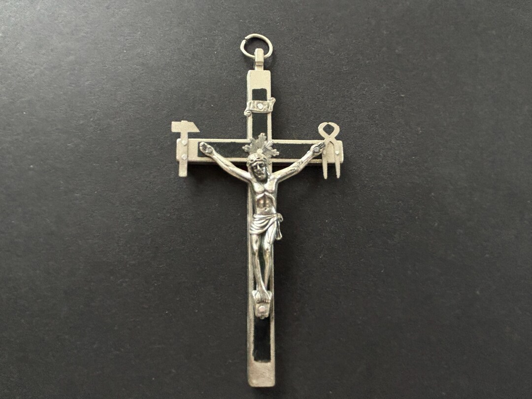 Vintage Cross of Our Lady of La Salette, Our Lady of La Salette ...