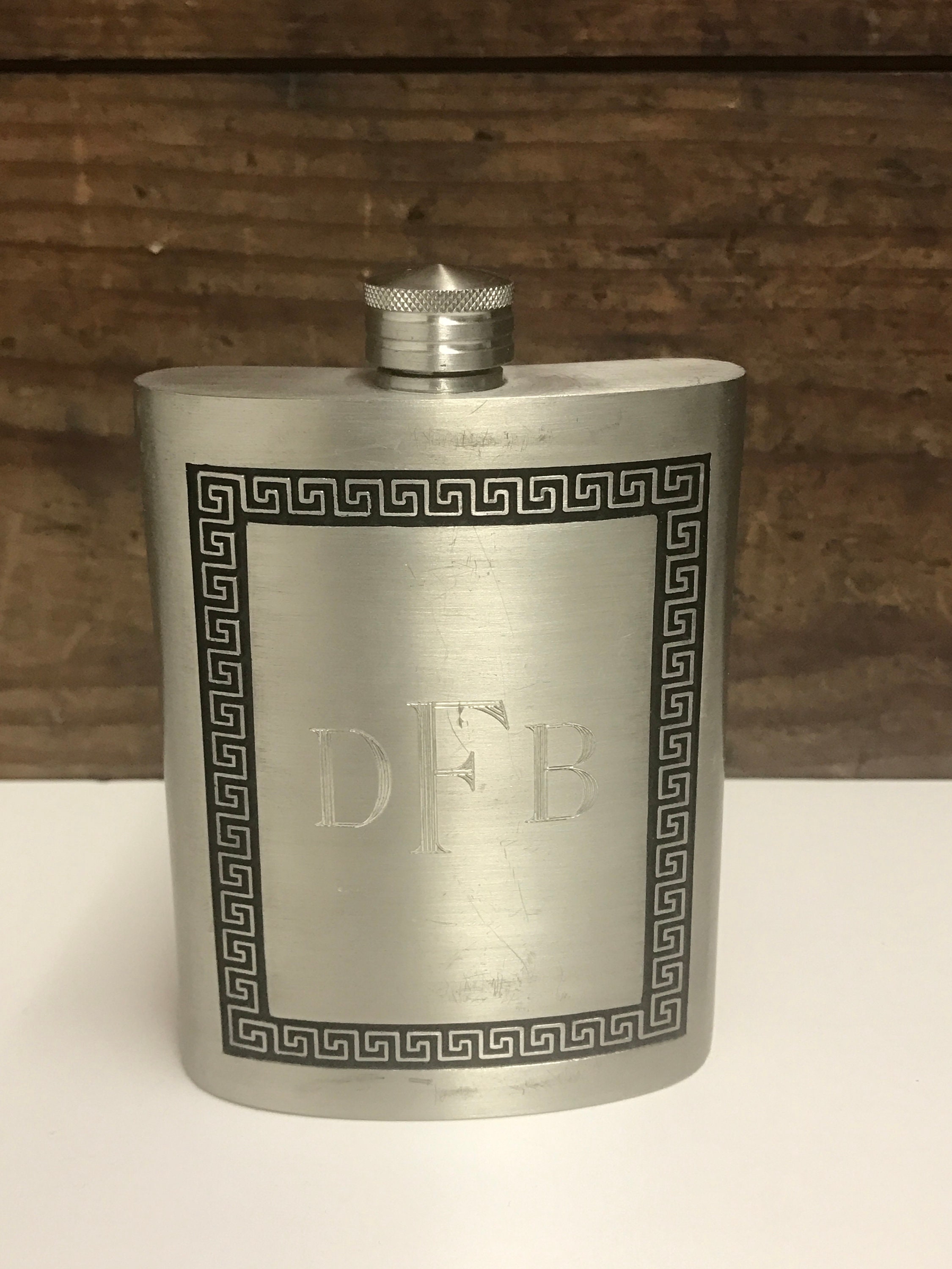 Vintage Monogrammed Visol Stainless Steel Metal Flask Letters | Etsy