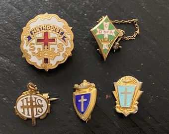 Antique Religious Pins - Etsy