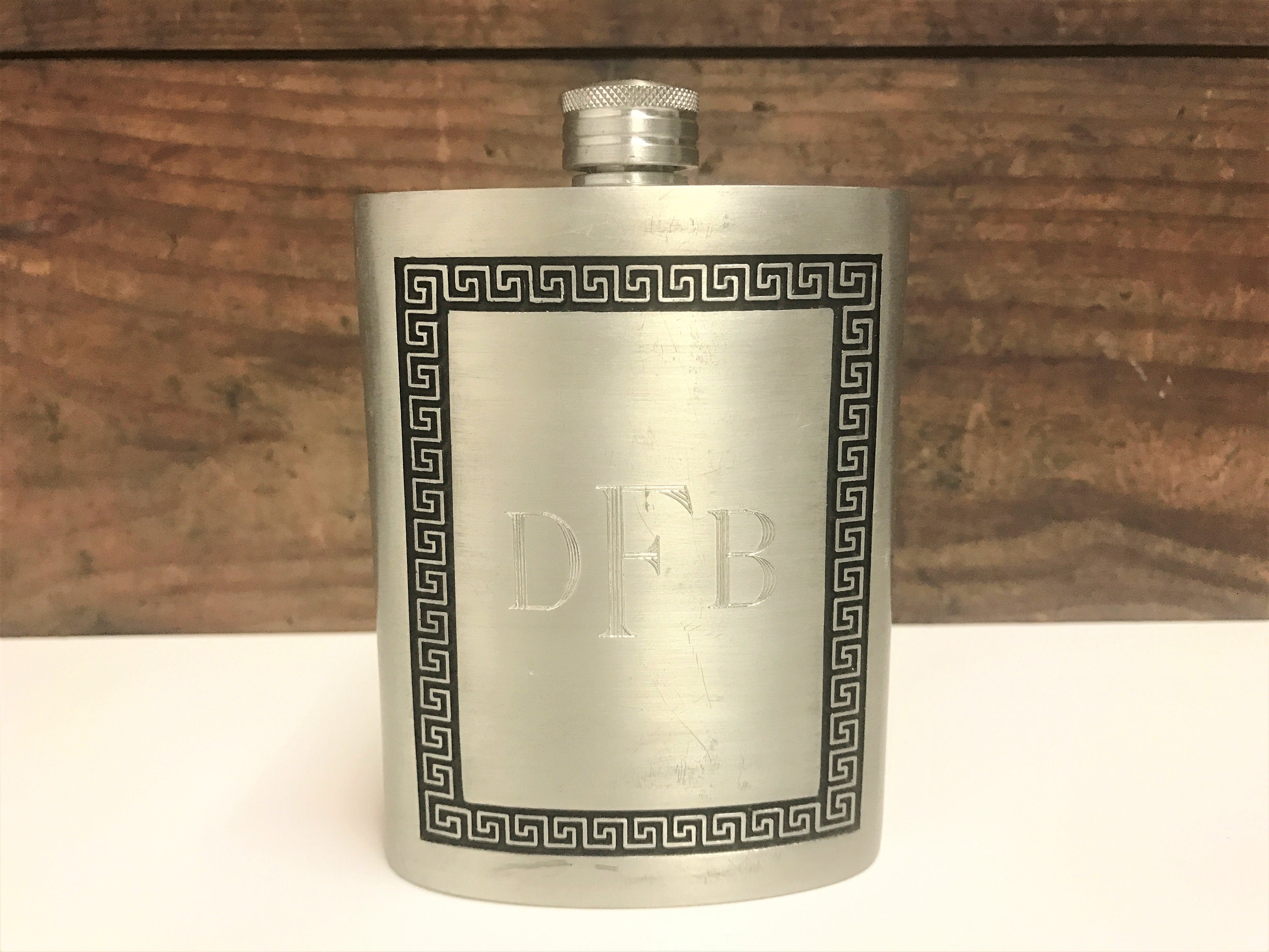 Vintage Monogrammed Visol Stainless Steel Metal Flask Letters | Etsy