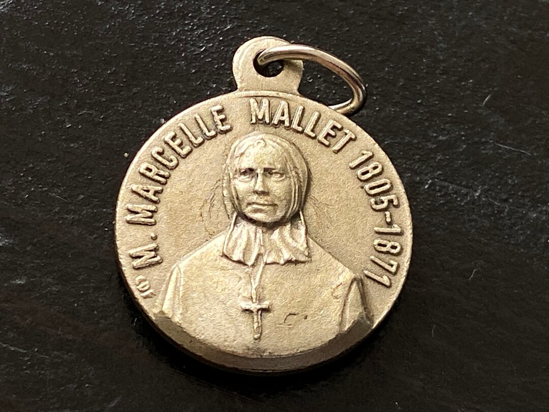Vintage Marie Marcelle Mallet Medal: Catholic Relic, Sisters of Charity ...