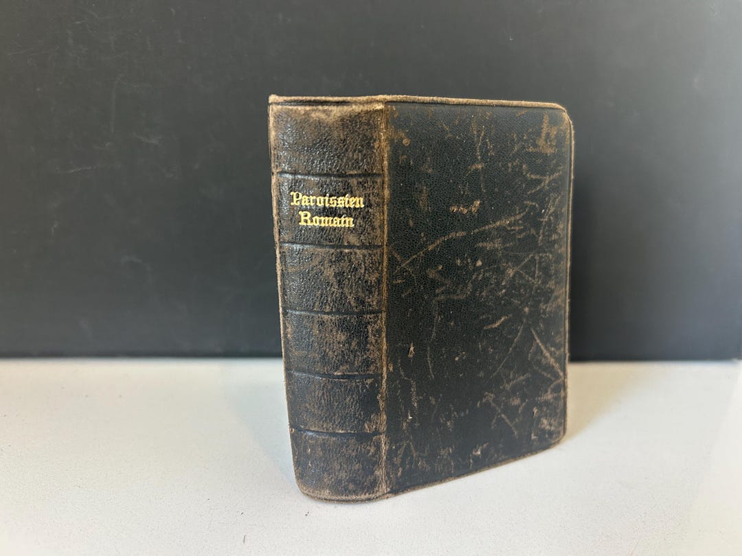 Antique French Prayer Book: 1896 Paroissien Romain, Gold Gilt Edges - Etsy
