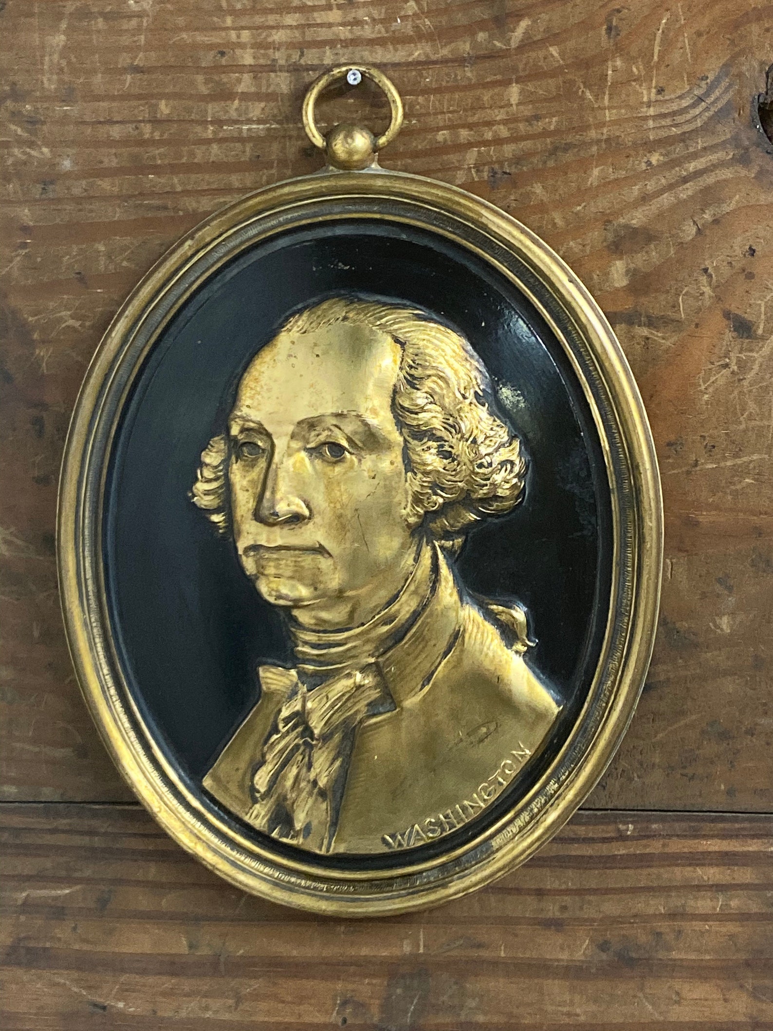 Antique George Washington Plaque by Art Metal Works C1932 - Etsy