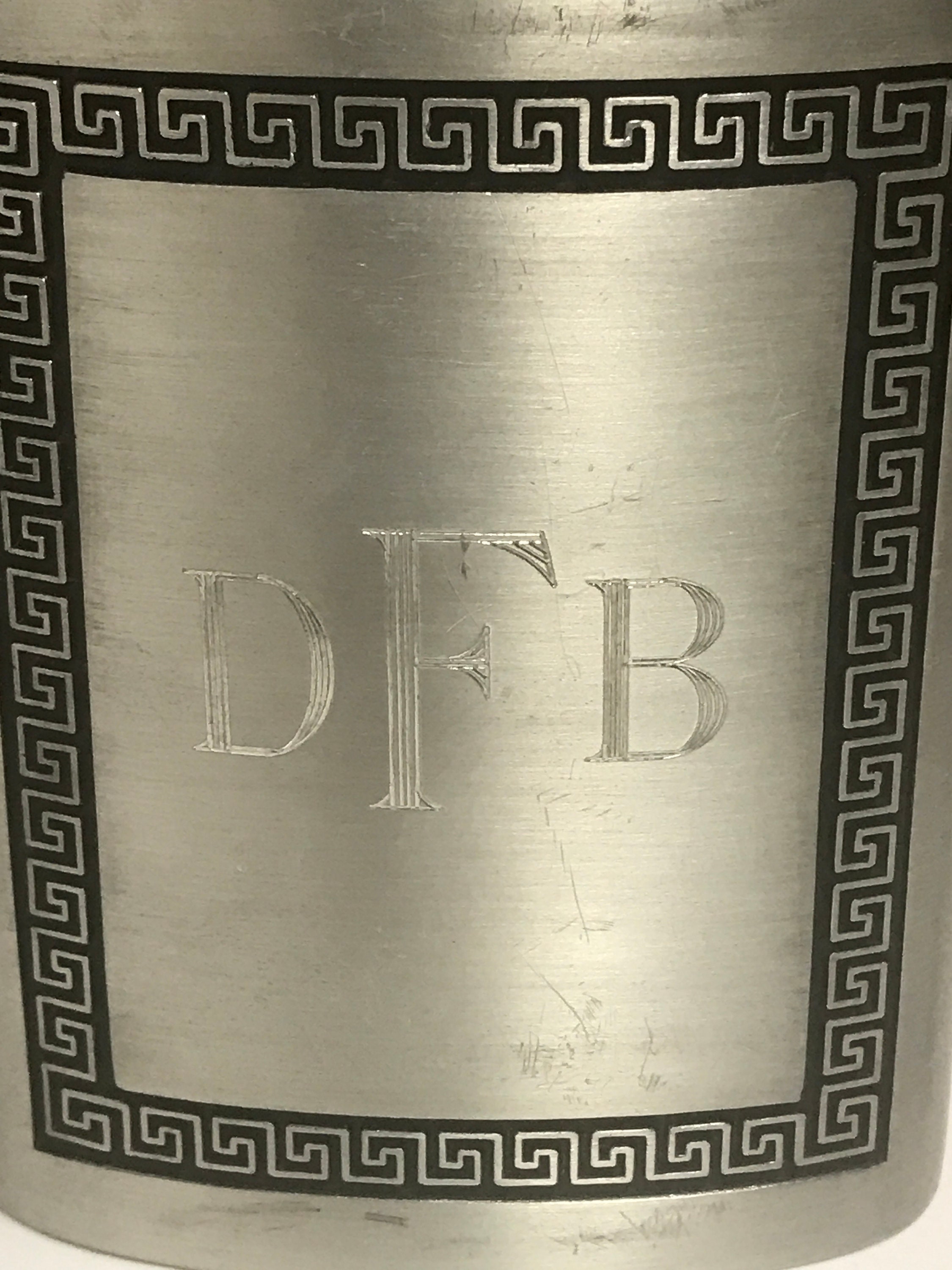 Vintage Monogrammed Visol Stainless Steel Metal Flask Letters | Etsy