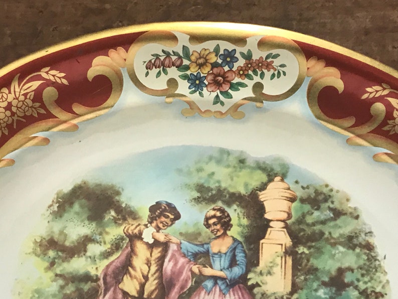 Vintage Dahar Tray Dahar Decorated Ware Vintage Floral Tray - Etsy