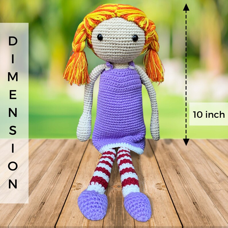 Mini Amigurumi Doll Plush Toy, Cute Crochet Doll, Handmade Soft Doll ...