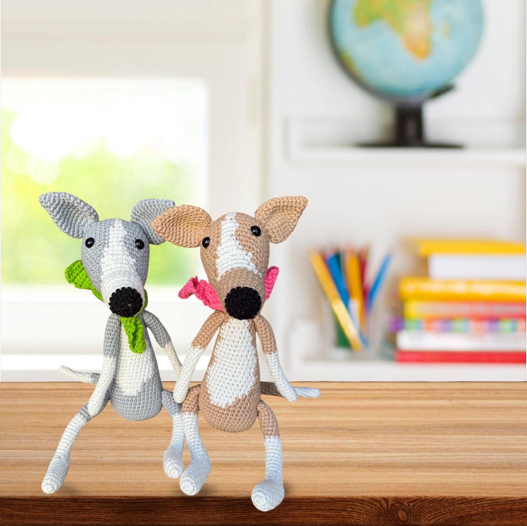 Miniature Italian | Greyhound Plush Toy | Amigurumi Greyhound | Mini ...