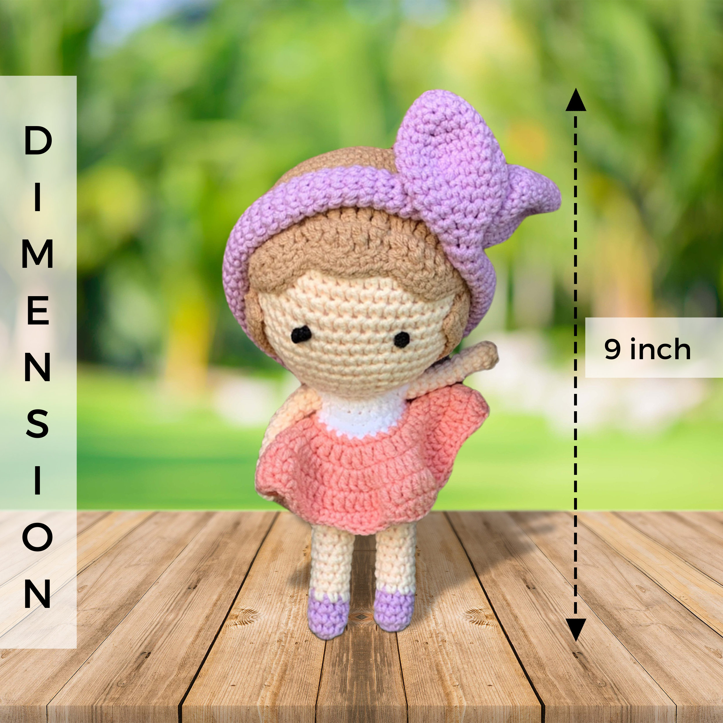 Small Crochet Princess Dolls Set Cute Handmade Amigurumi Mini Dolls ...