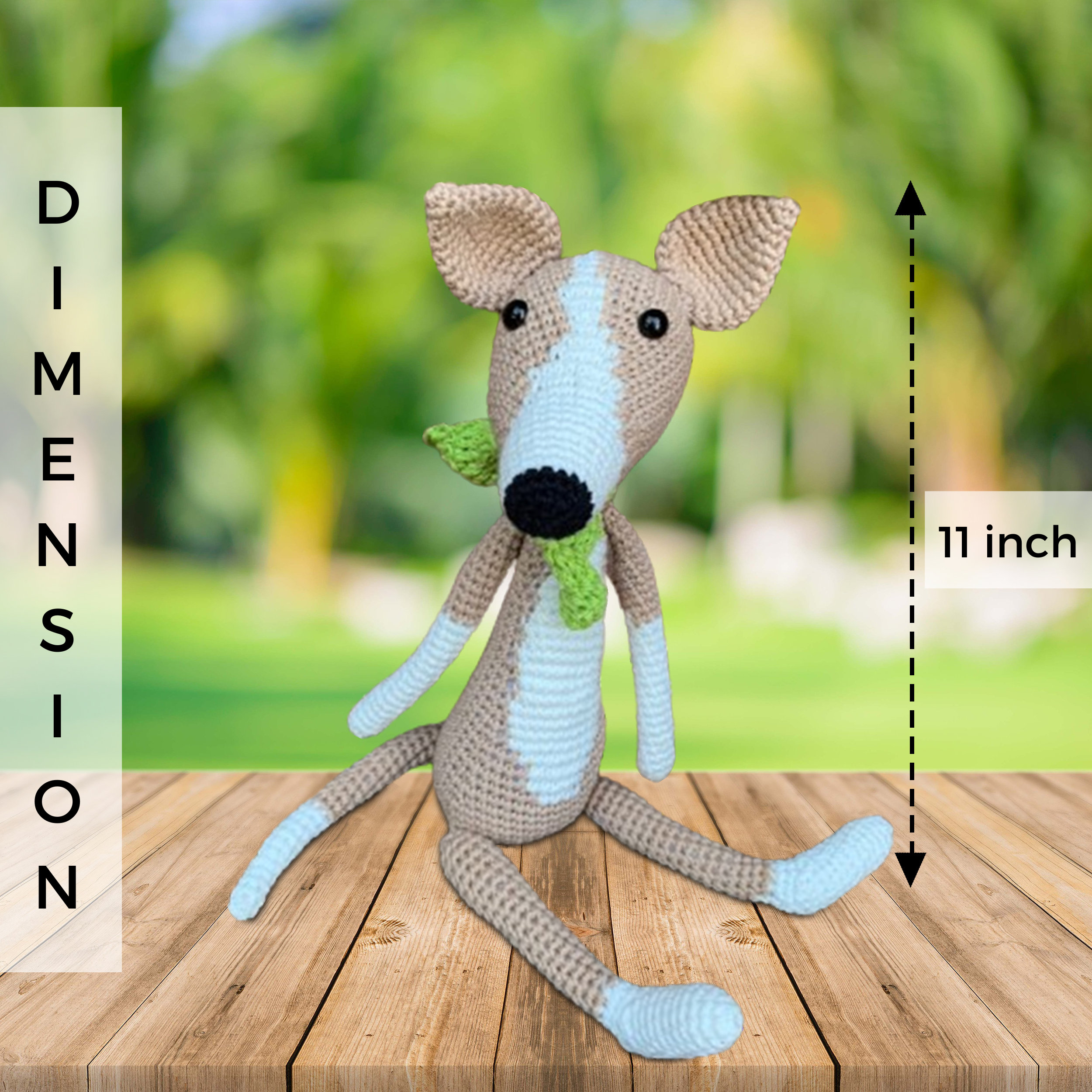 Miniature Italian | Greyhound Plush Toy | Amigurumi Greyhound | Mini ...