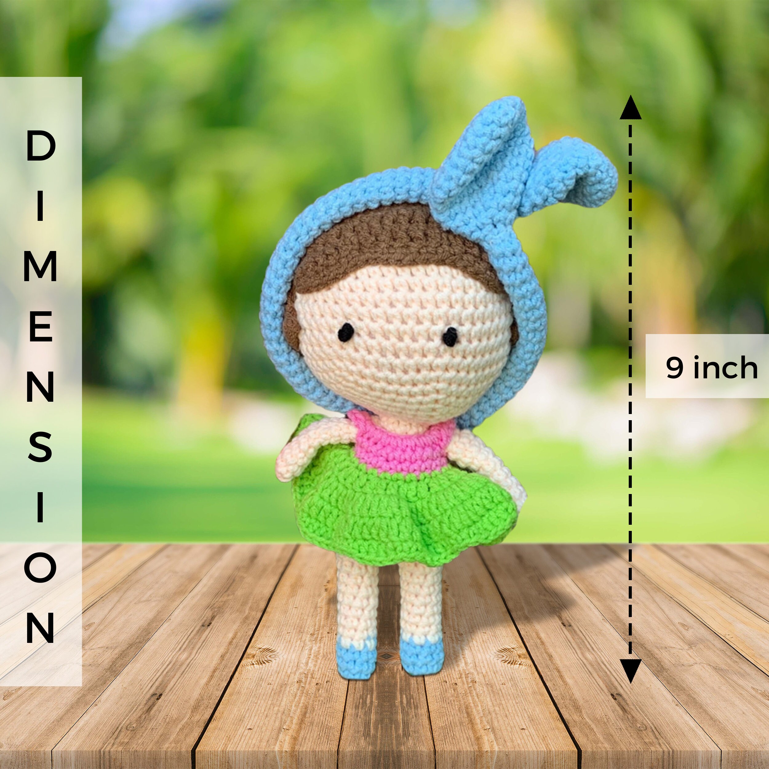 Small Crochet Princess Dolls Set Cute Handmade Amigurumi Mini Dolls ...