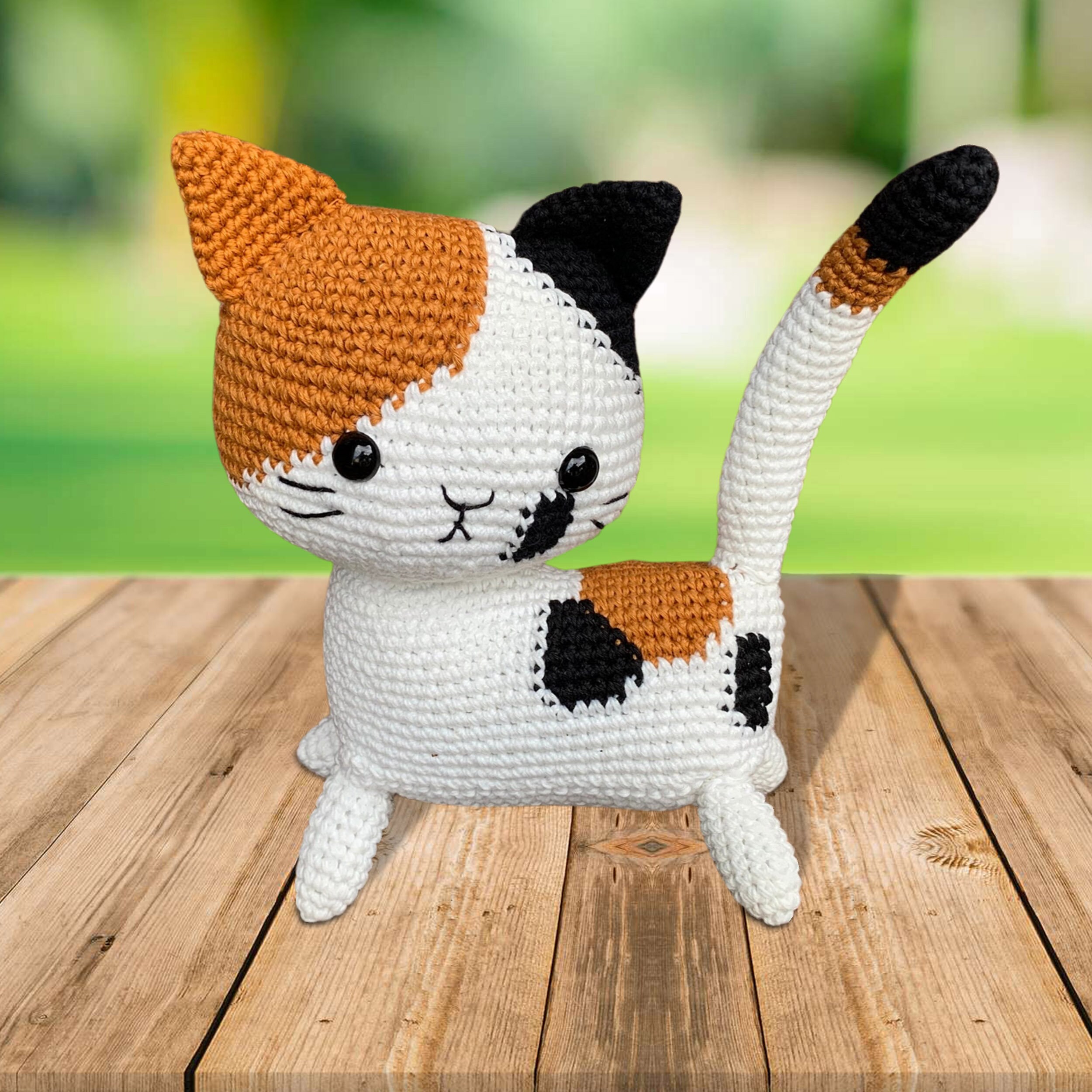 Crochet Cat Stuffed Animals | Orange Tabby Cat Amigurumi | Calico Cat ...