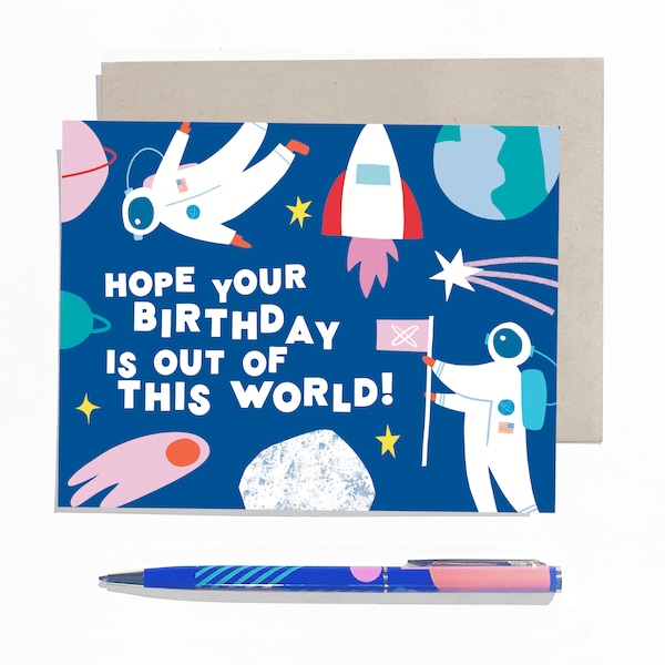 Interstellar Birthday Cards - Etsy