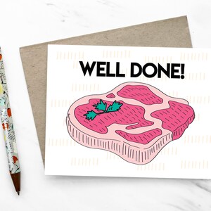 Steak Congratulations - Etsy