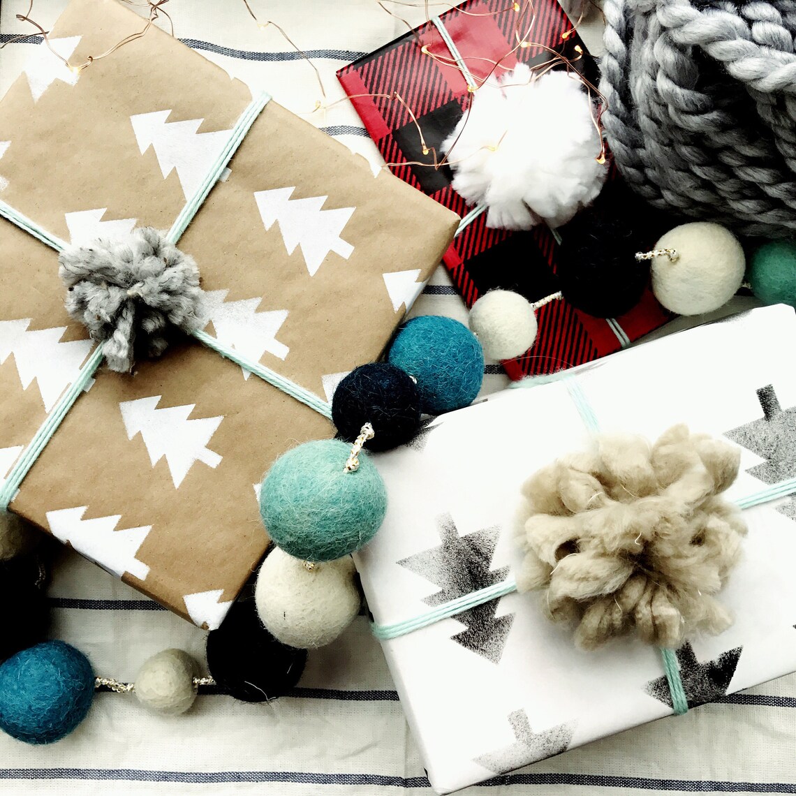 Reusable Gift Topper / Present Topper / Ribbon / Wooly Sand - Etsy