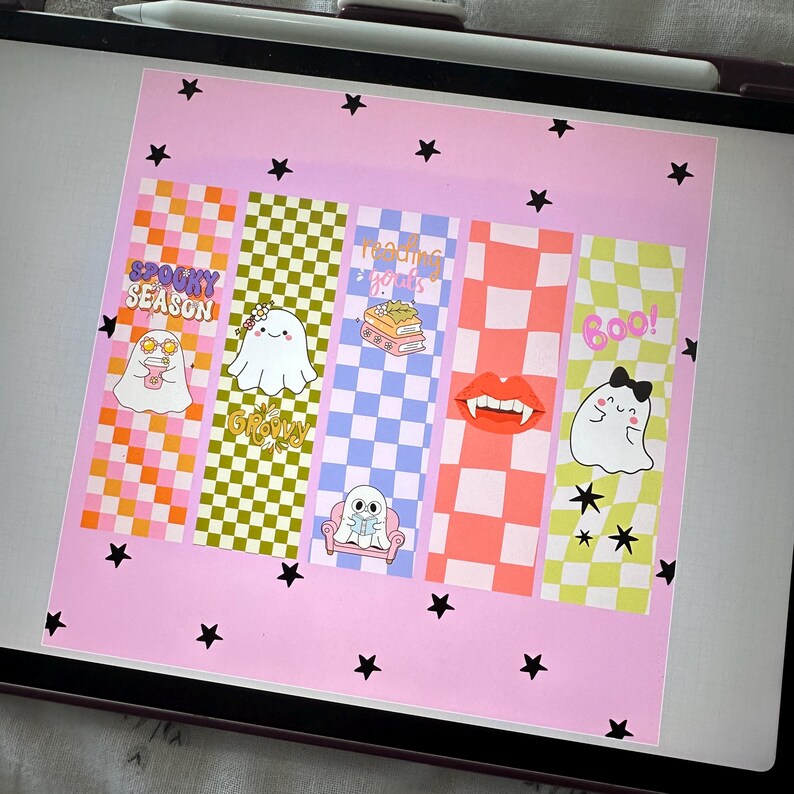 Printable Bookmarks, Reading, Kids, Halloween Bookmarks, Spooky Cute ...