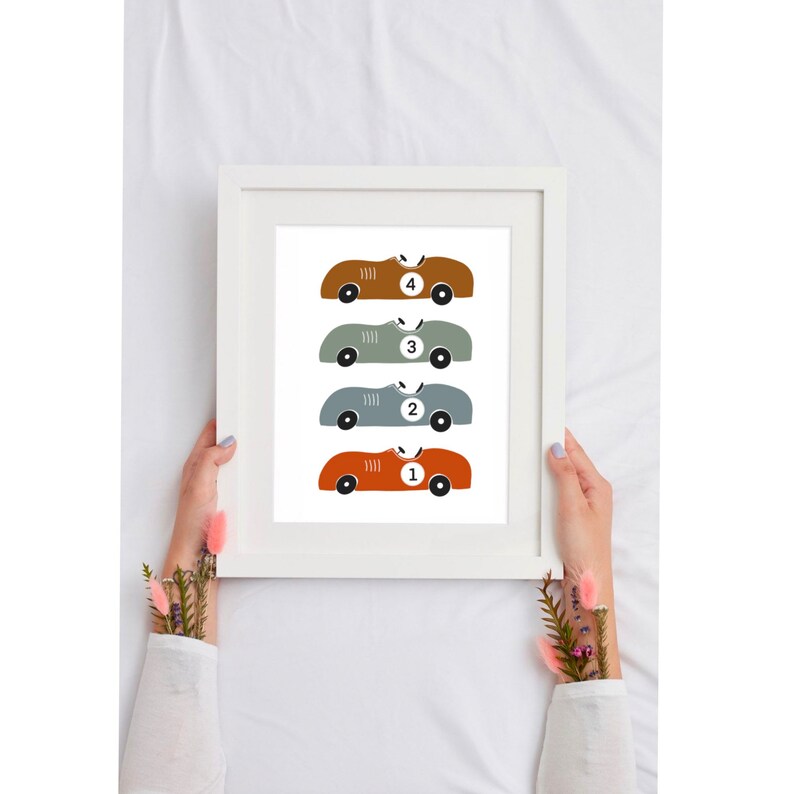 Vintage Race Car Printable, Digital Download, Car Print for Boys Room ...