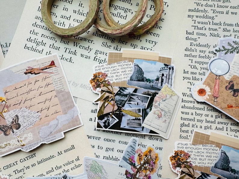 Cottage Core Sticker Pack/ Die Cut Stickers/ Aesthetic / Sticker Bundle ...