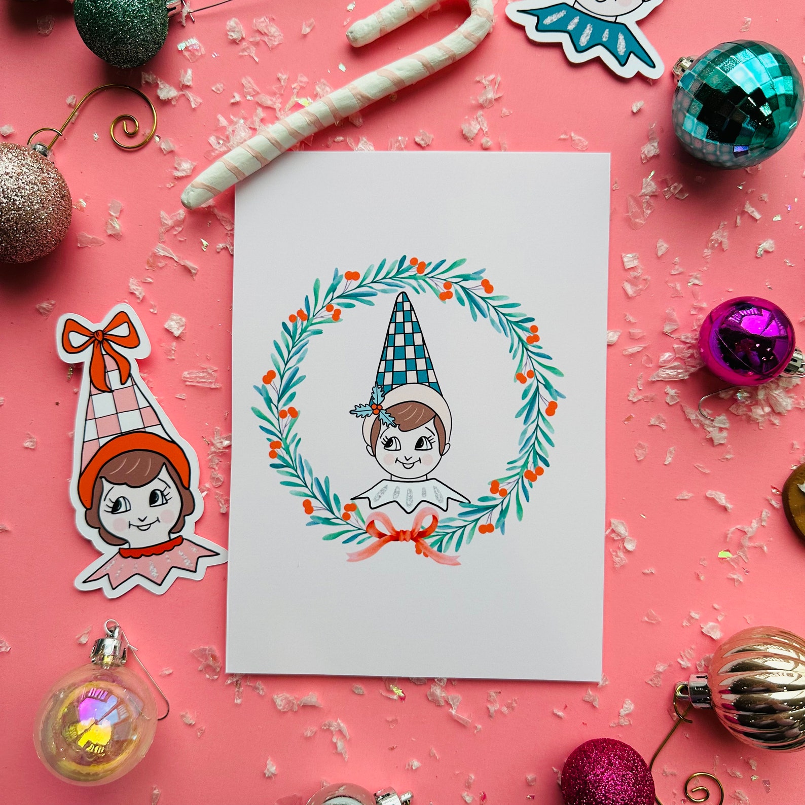 Christmas Elf Portrait Printable , Elf Family Printable, Elf Printables ...