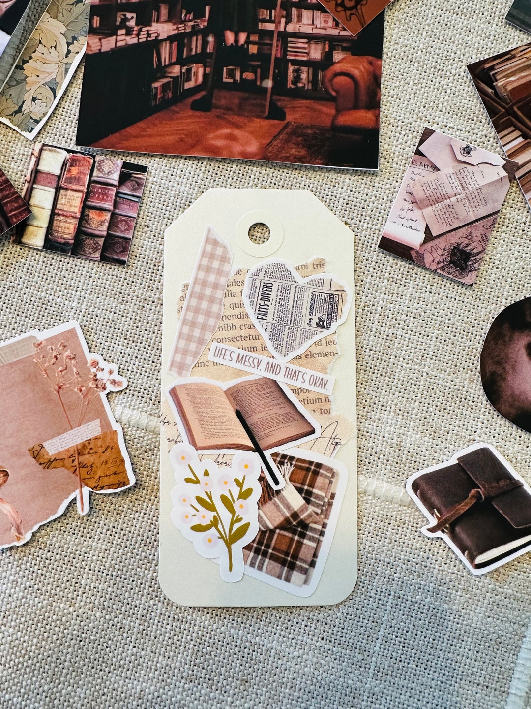 Vintage Label Bookmarks, Reading, Book Bookmark, Scrapbook Bookmark ...