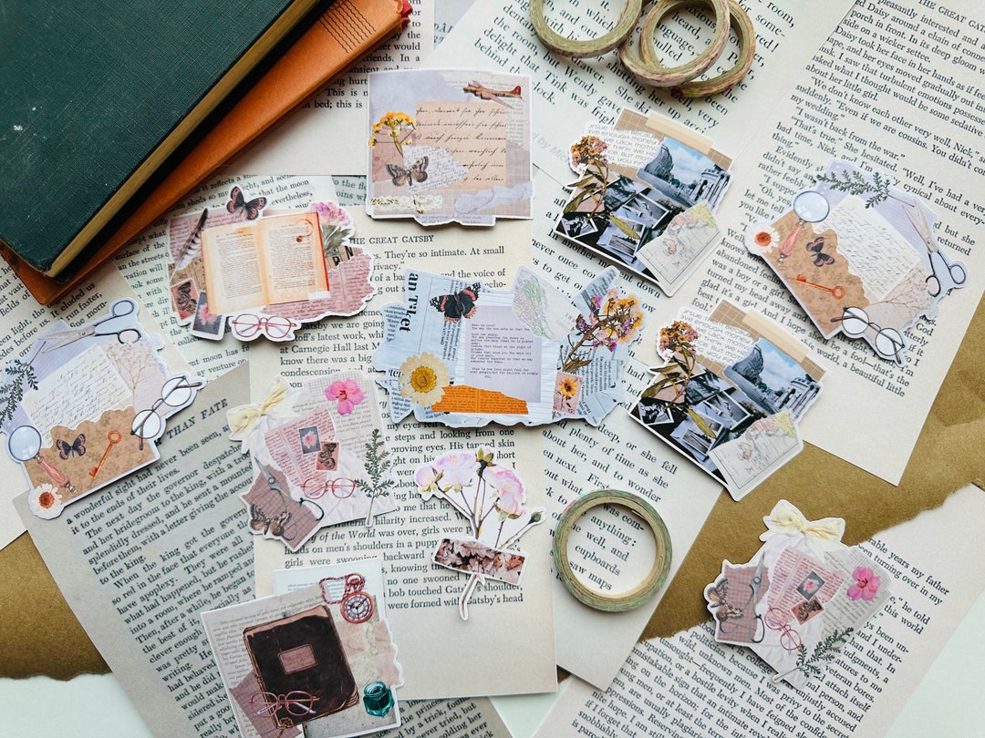 Cottage Core Sticker Pack/ Die Cut Stickers/ Aesthetic / Sticker Bundle ...