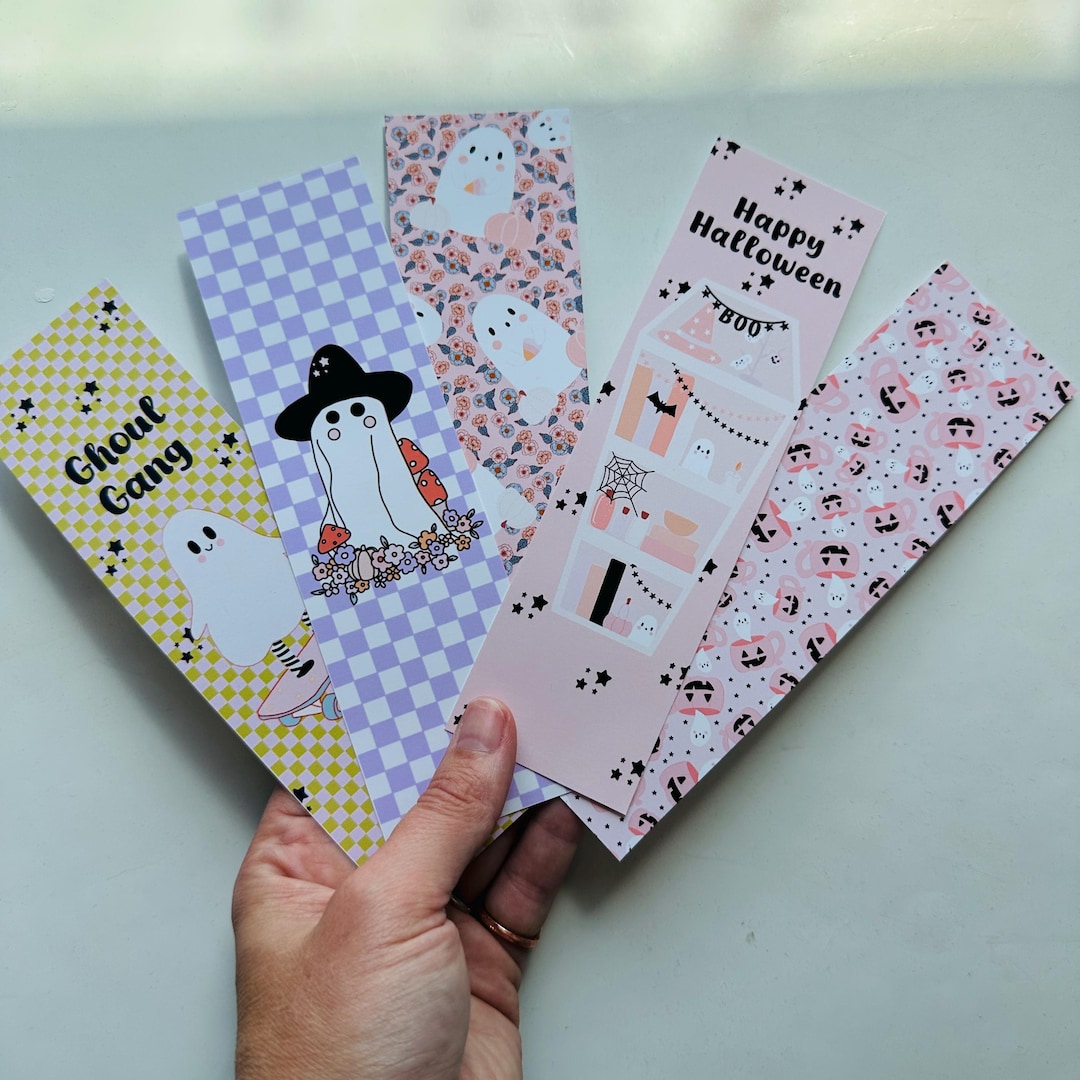 Printable Bookmarks, Reading, Kids, Halloween Bookmarks, Spooky Cute ...