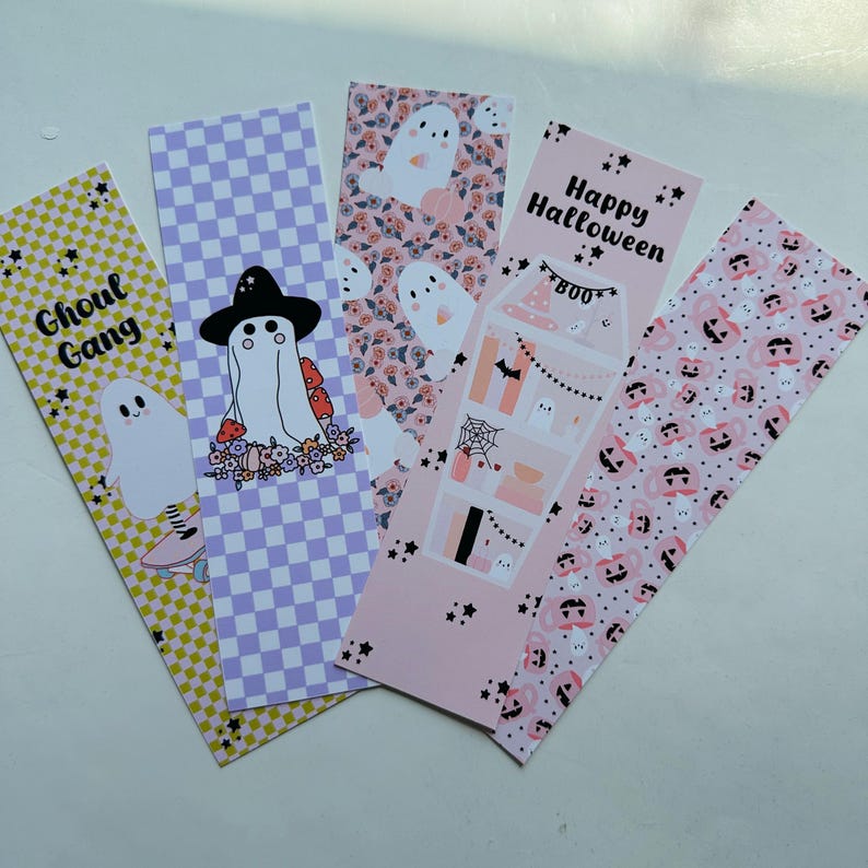 Printable Bookmarks, Reading, Kids, Halloween Bookmarks, Spooky Cute ...